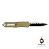 Titan Bravo OTF (out the front) Knife - Troy Coyote Tan Cerakote - Shop Now