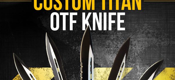 Build Your Own Titan Bravo Custom Tactical OTF Knife - RavenCrest Tactical