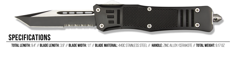 Custom Build Your Own RCT-1 Raven OTF (out the front) Knife - Shop Now