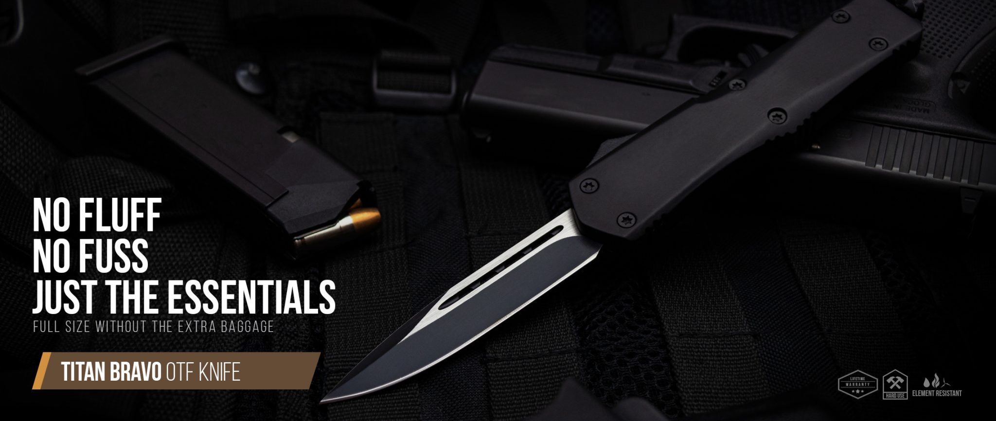 Build Your Own Custom Titan Bravo OTF (out the front) Knife - Shop Now