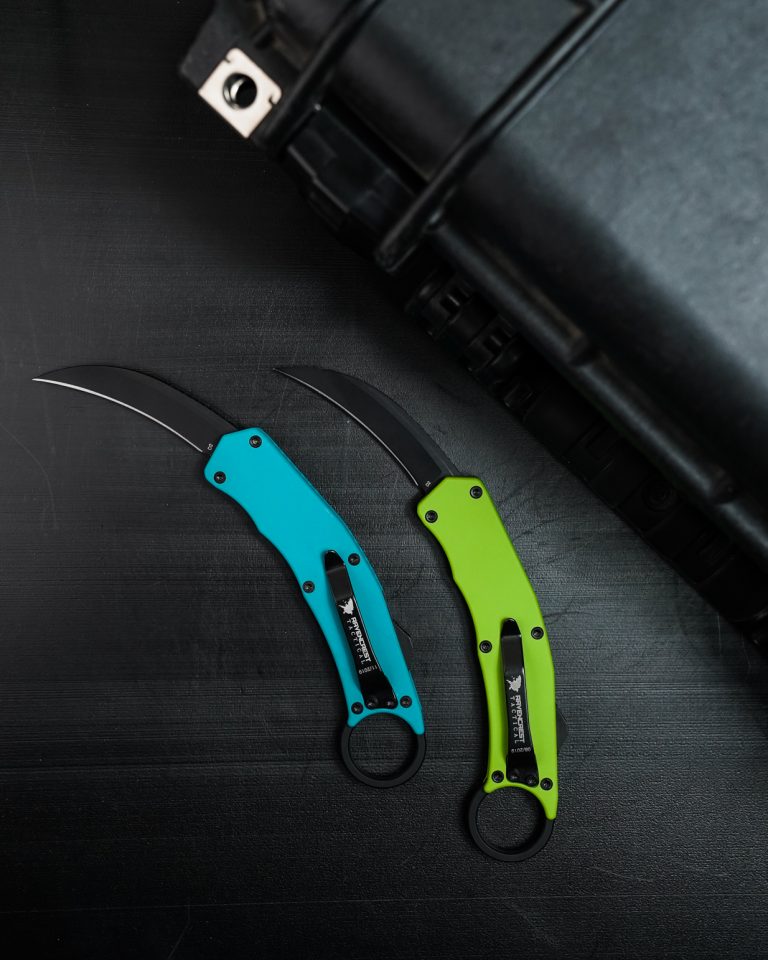 Build Your Own Custom Enigma OTF (out the front) Karambit - Shop Now