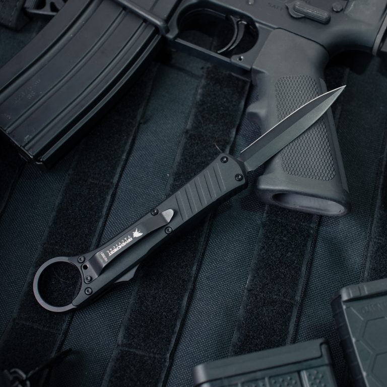 Ring Reaver OTF Knife OTF (out the front) Knife - Black - Shop Now