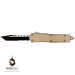 Titan Bravo OTF (out the front) Knife - Troy Coyote Tan Cerakote - Shop Now