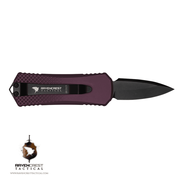 Micro Hornet OTF Knife (Black Cherry)