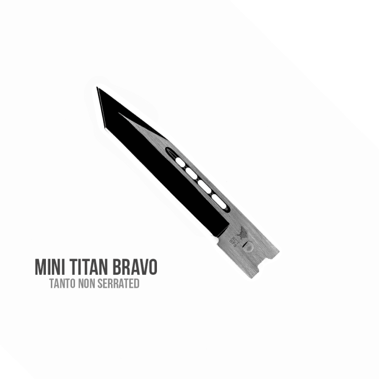 Cerakote Titan Mini Bravo Tactical OTF Knife (Matte Black) - Shop Now