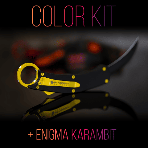 Enigma Karambit OTF (out the front) Knife - Color Kit - Shop Now
