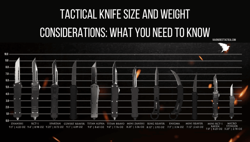 Tactical Knife Size and Weight Considerations: What You Need to Know