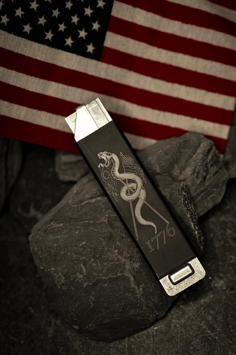 Pop Knife (ox) - Patriotic Engraving - Shop Now